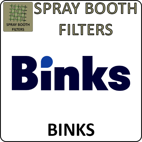 Binks Paint Spray Booth Filters
