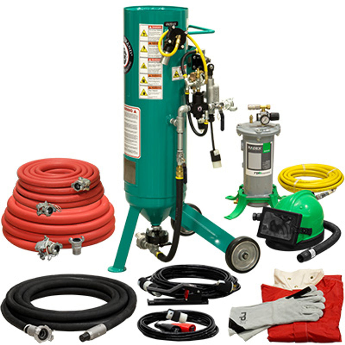 Pirate Brand, C-Series Jr., 1 cu ft., GOLD Blasting Package - Blast Po
