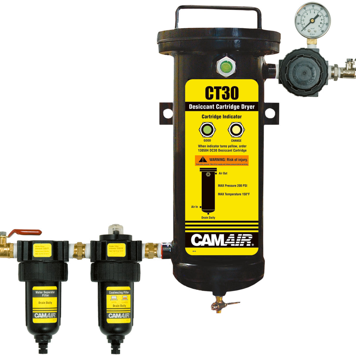 DeVilbiss CamAir CT Plus™ 5-Stage Filter System