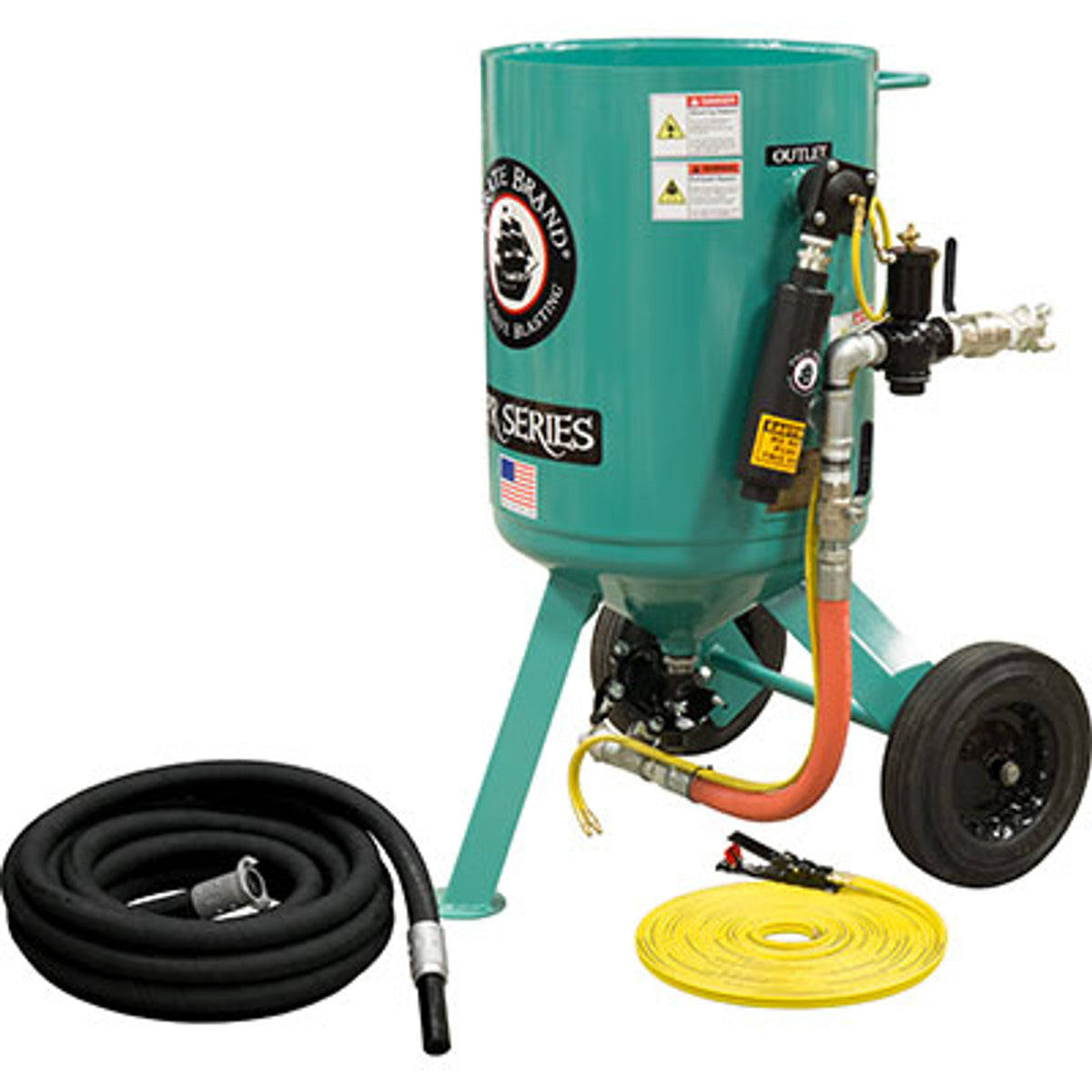 Pirate Brand, C-SERIES, 6 cu ft., BRONZE Blasting Package - Blast Pot,