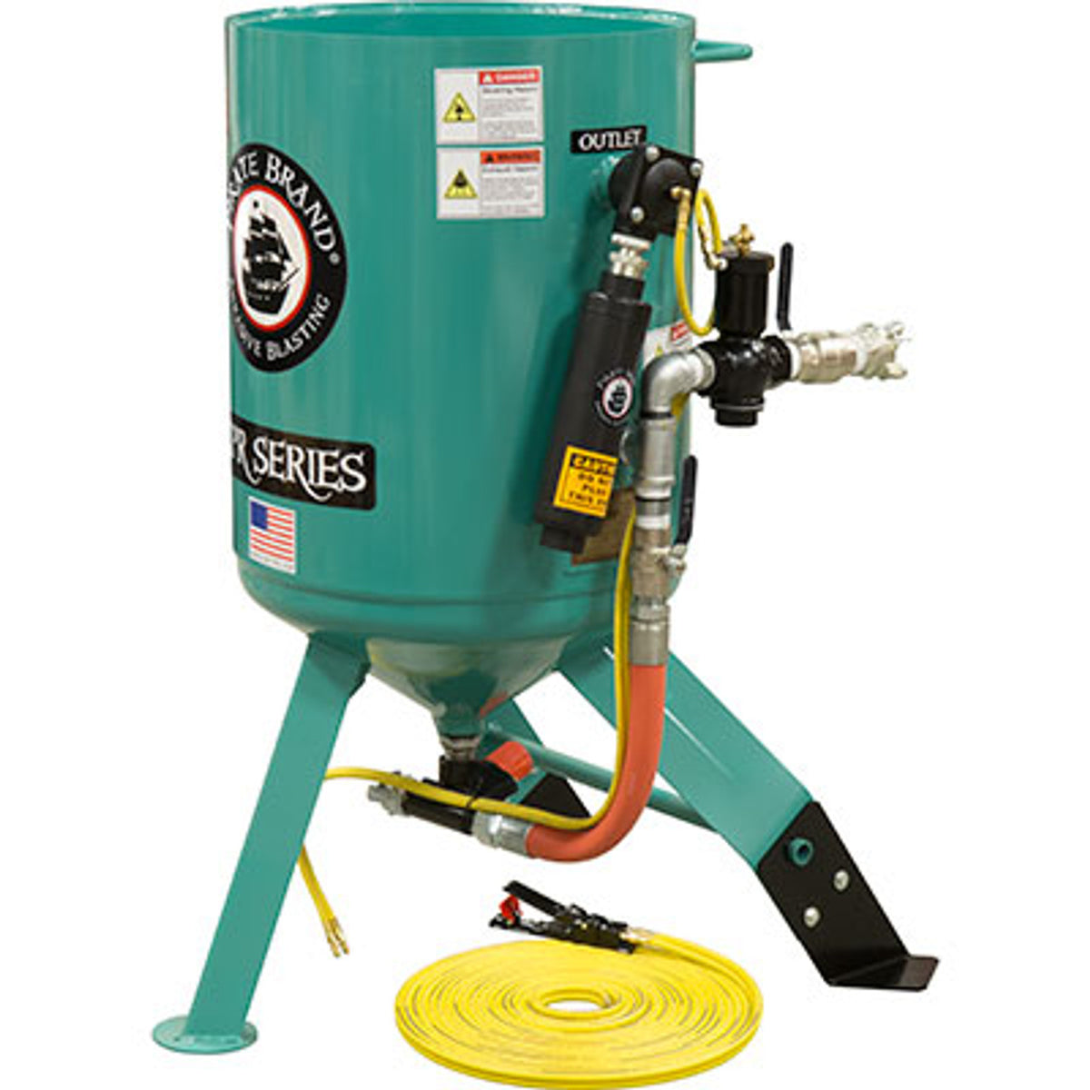 Pirate Brand, C-SERIES, 6 cu ft., BASE Blasting Package - Blast Pot, S