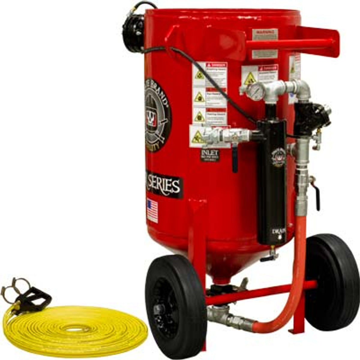 Pirate Brand, E-Series, 6.5 cu ft., BASE Blasting Package - Blast Pot,