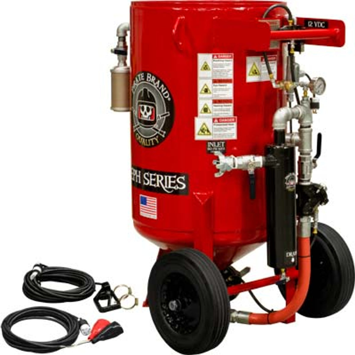 Pirate Brand, E-Series, 6.5 cu ft., BASE Blasting Package - Blast Pot,
