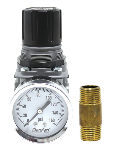 Dan-Am In-Line Compressed Air Regulator 675635