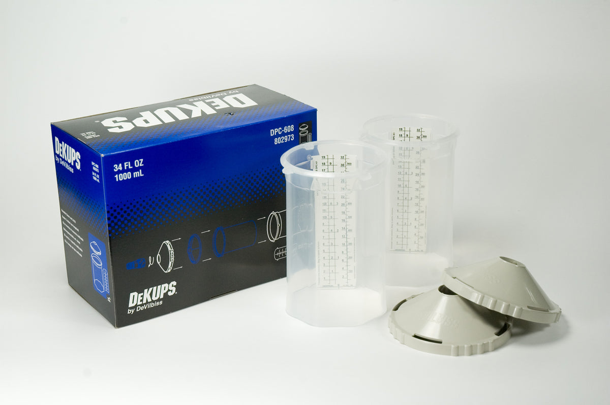 DeVilbiss DeKups® Reusable Sleeves and Lids
