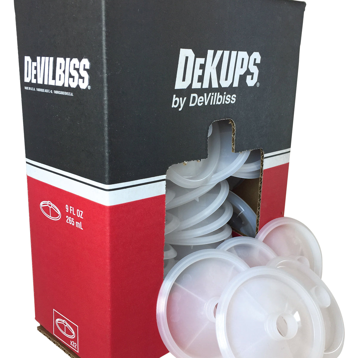 DeVilbiss DeKups® 9 oz. Disposable Lids