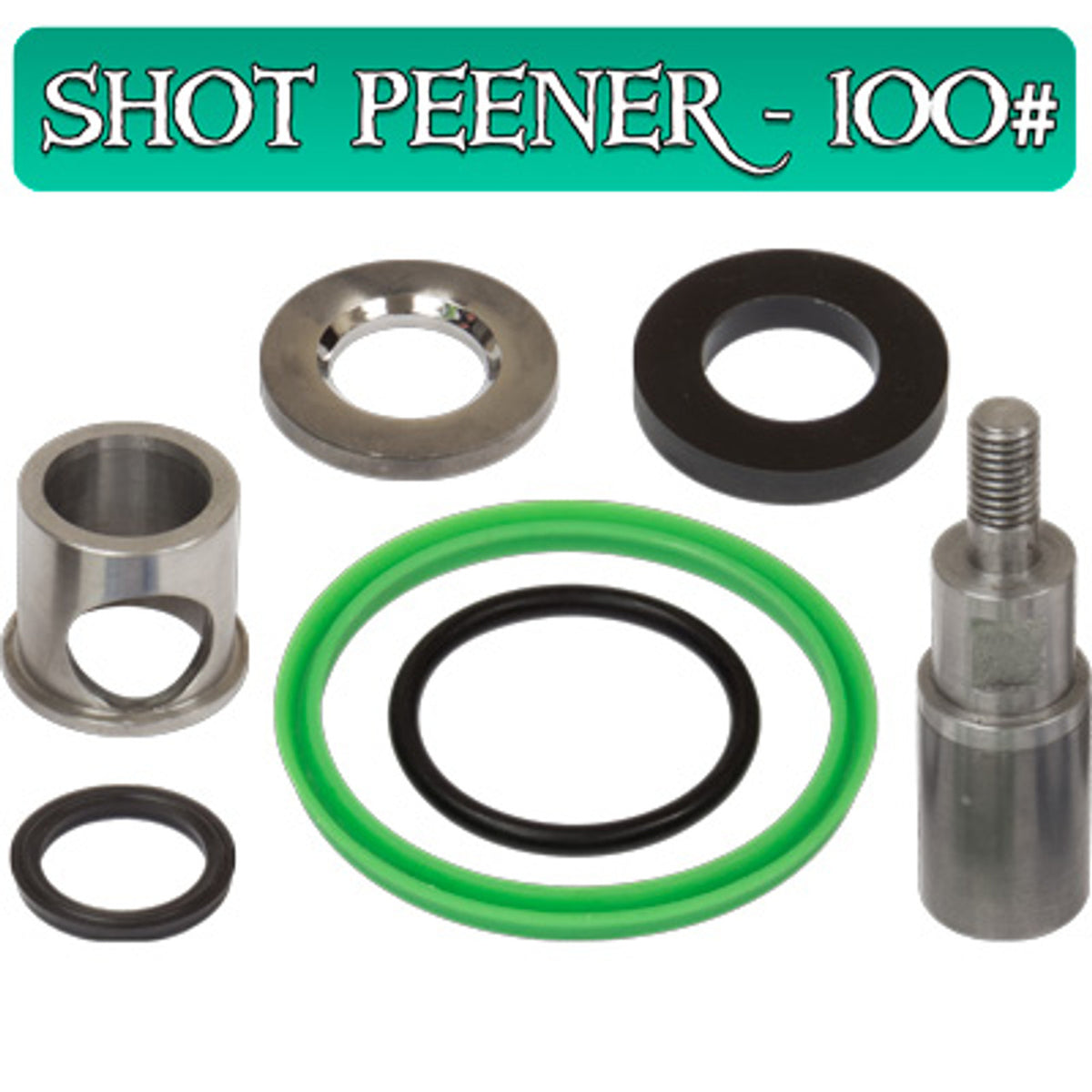 Pirate Brand - Schmidt Mfg Style, APV, Big-Bore™, Shot-Peener-100#, Re
