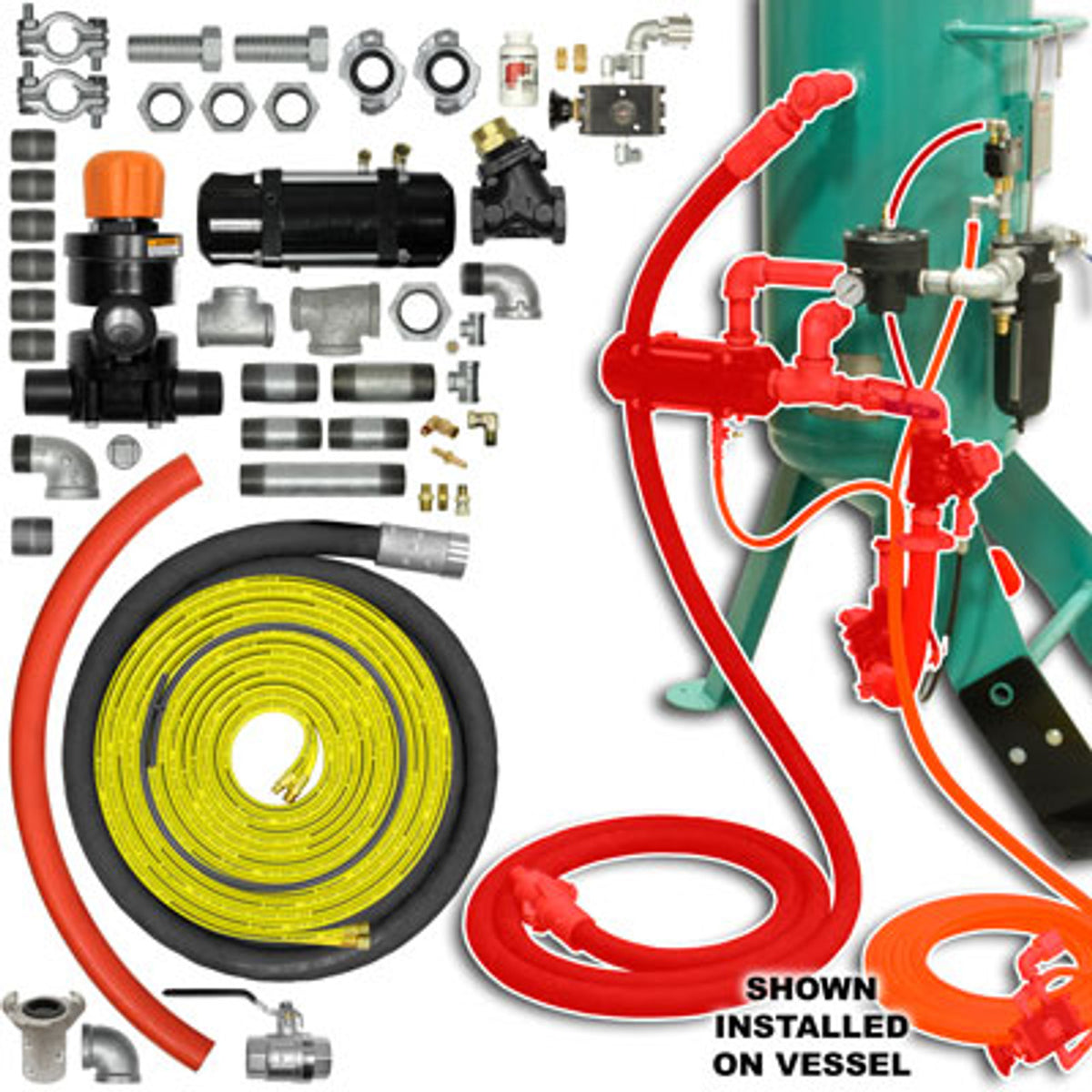 Pirate Brand - ZERO Style Blast Cabinet Conversion Kit, Combination/AP