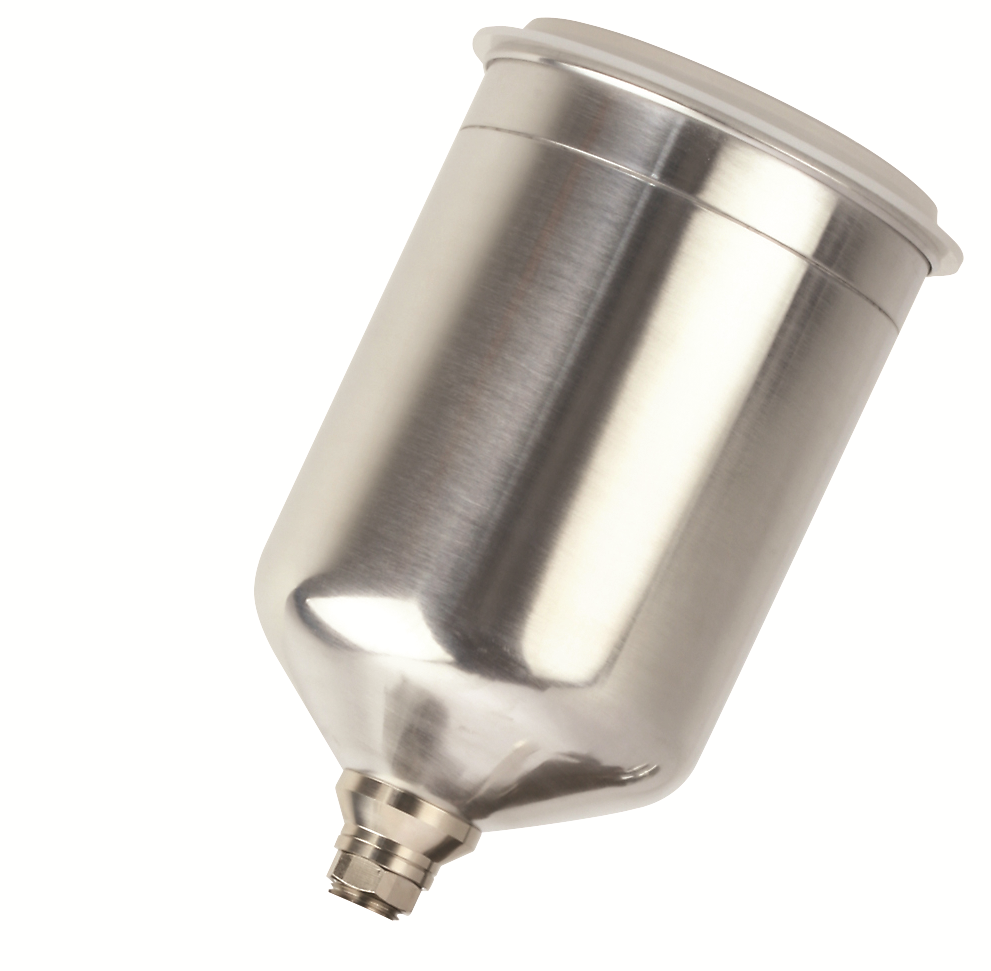 Binks Aluminum Gravity Cup 30oz, 3/8”-19 BSP (M) Thread