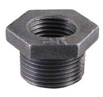 MP-FP Reducer Bushing, 1/2" x 3/8", Carbon Steel