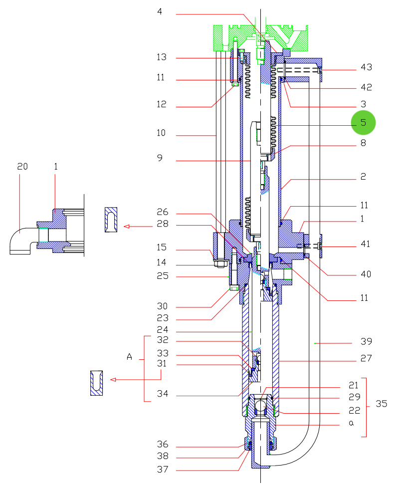 Sames® 044-970-055 Bellows, Flowmax