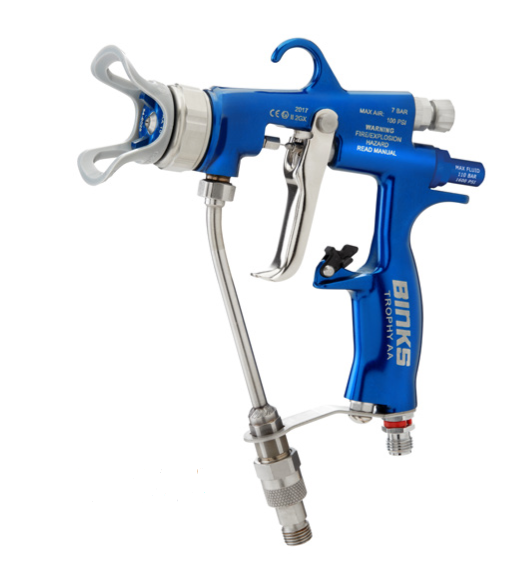 Binks Trophy AA Series 1600 Air Assisted Airless Spray Guns