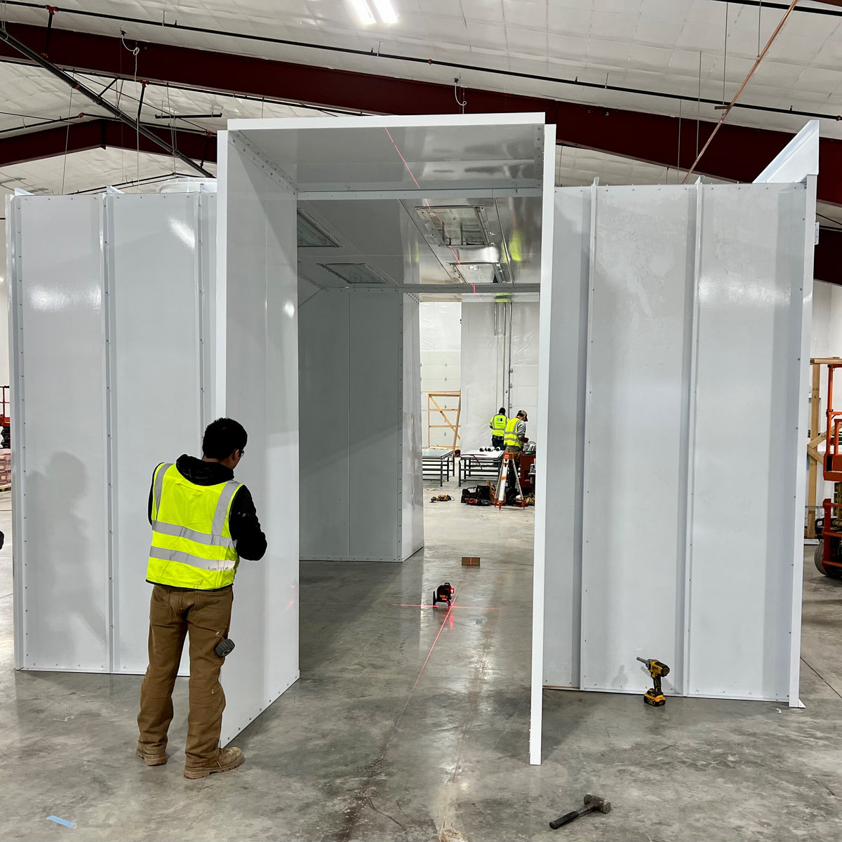 Mechanical Installation of Spray Booths | TFS Techs