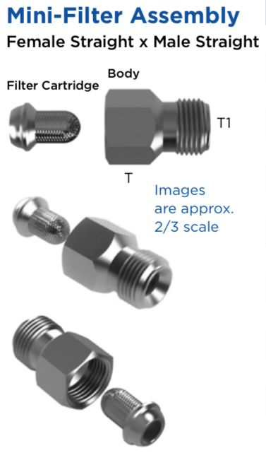 Mini-Filter Assembly, 3/8"