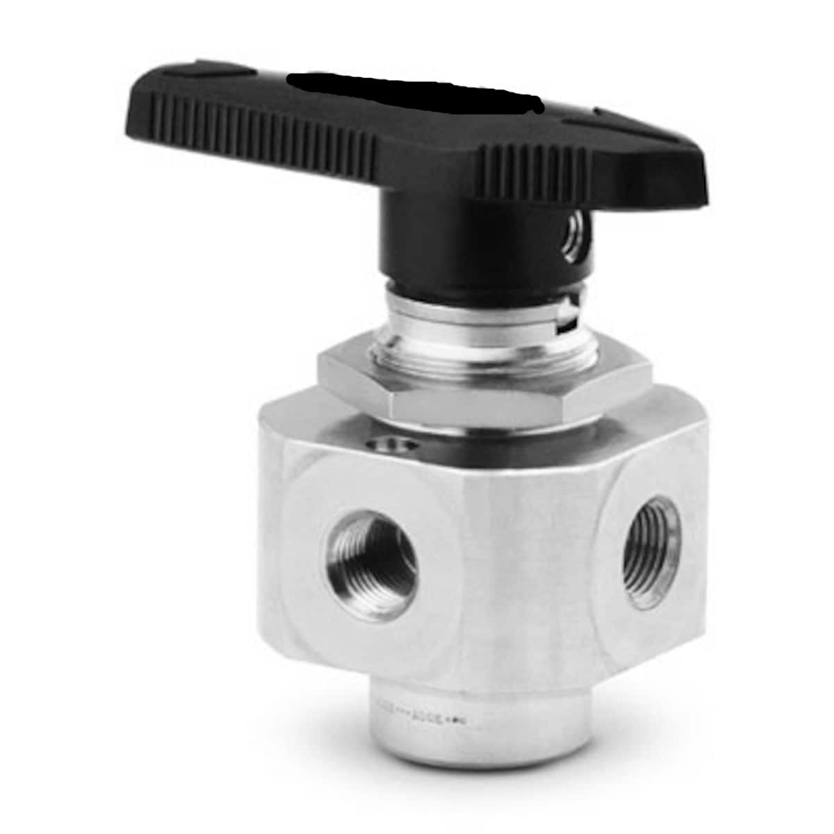 Stainless Steel 1-Piece 5-Way Rotary Selector Valve