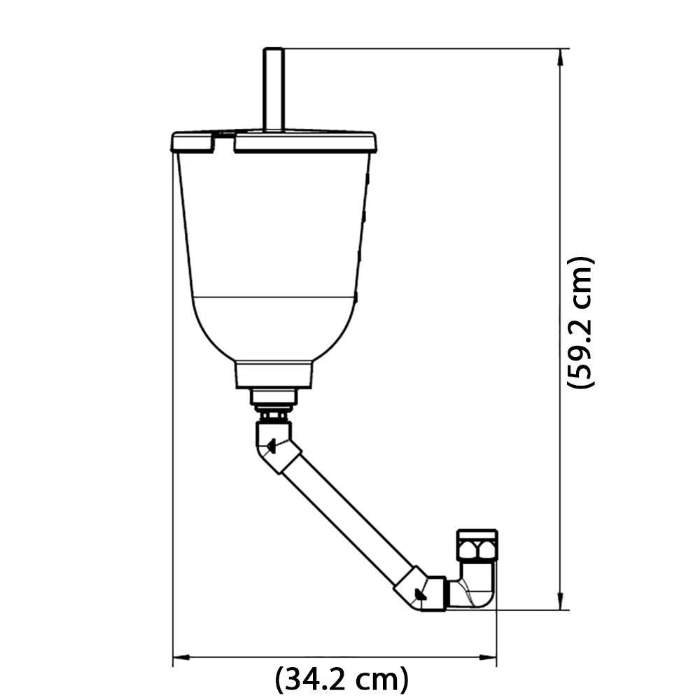 Wagner Hopper Set, 5L for Piston Pump for IceBreaker Series Pumps