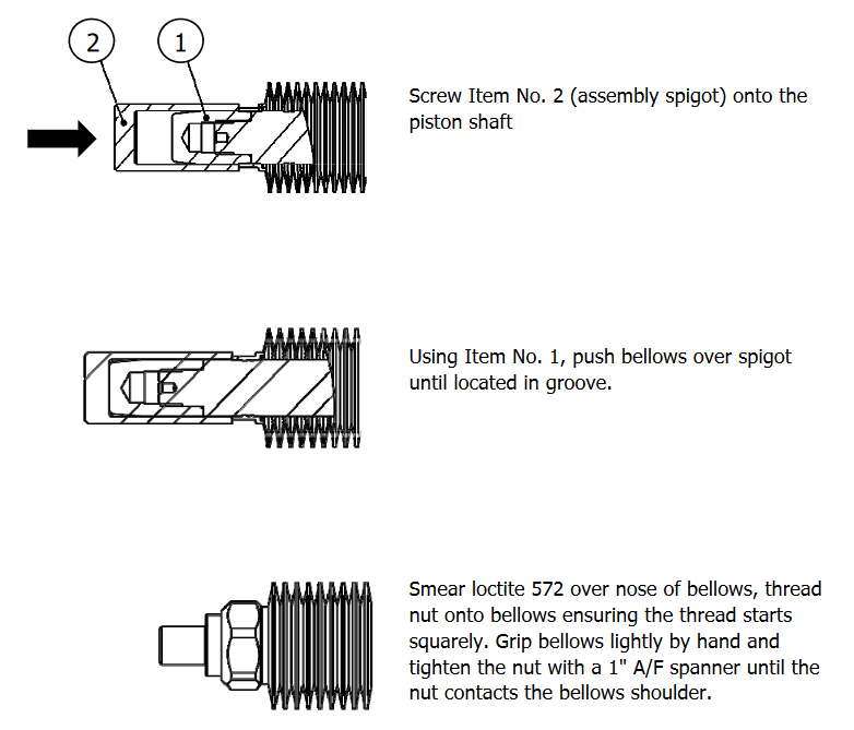 Binks Maple Pump Bellows Positioning Tool