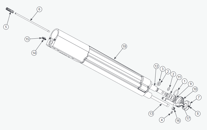 Ransburg #2 Process Gun Housing Assembly